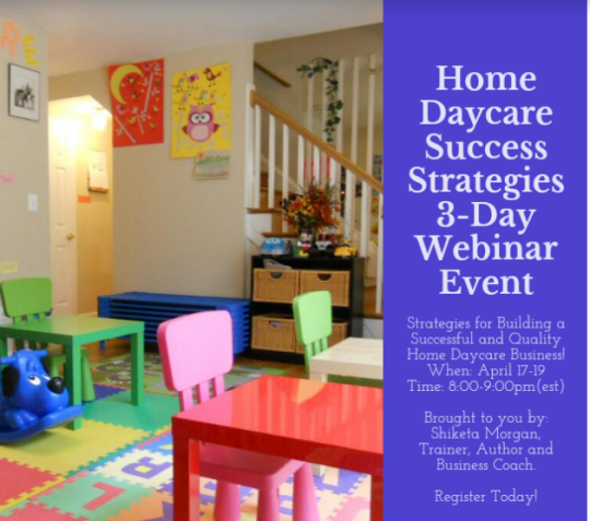 Home Daycare Success Strategies 3-Day Webinar Event | The Child Care ...